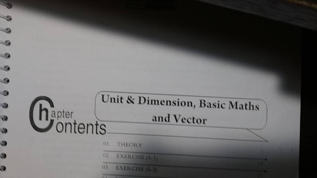 Unit & Dimension, Basic Maths and Vector | Filo
