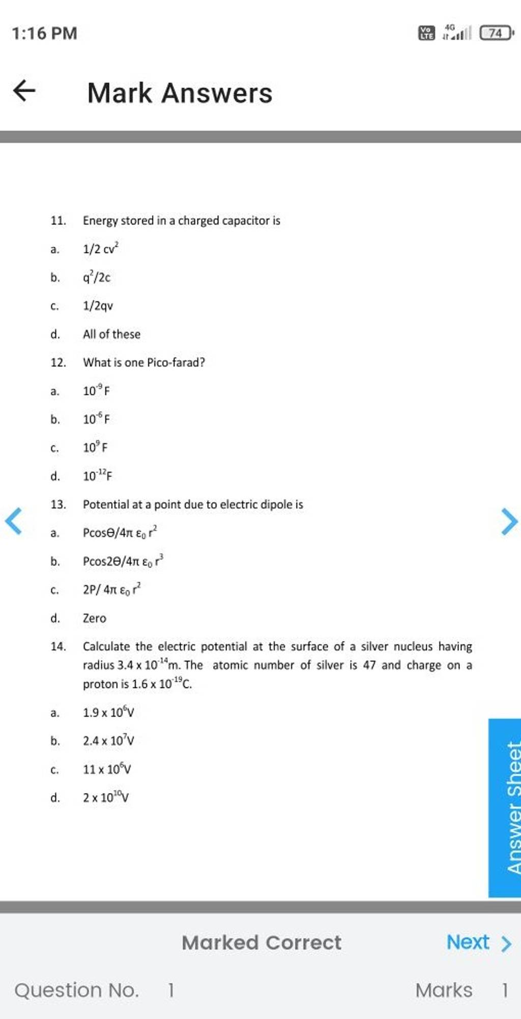 What Is One Pico Farad Filo