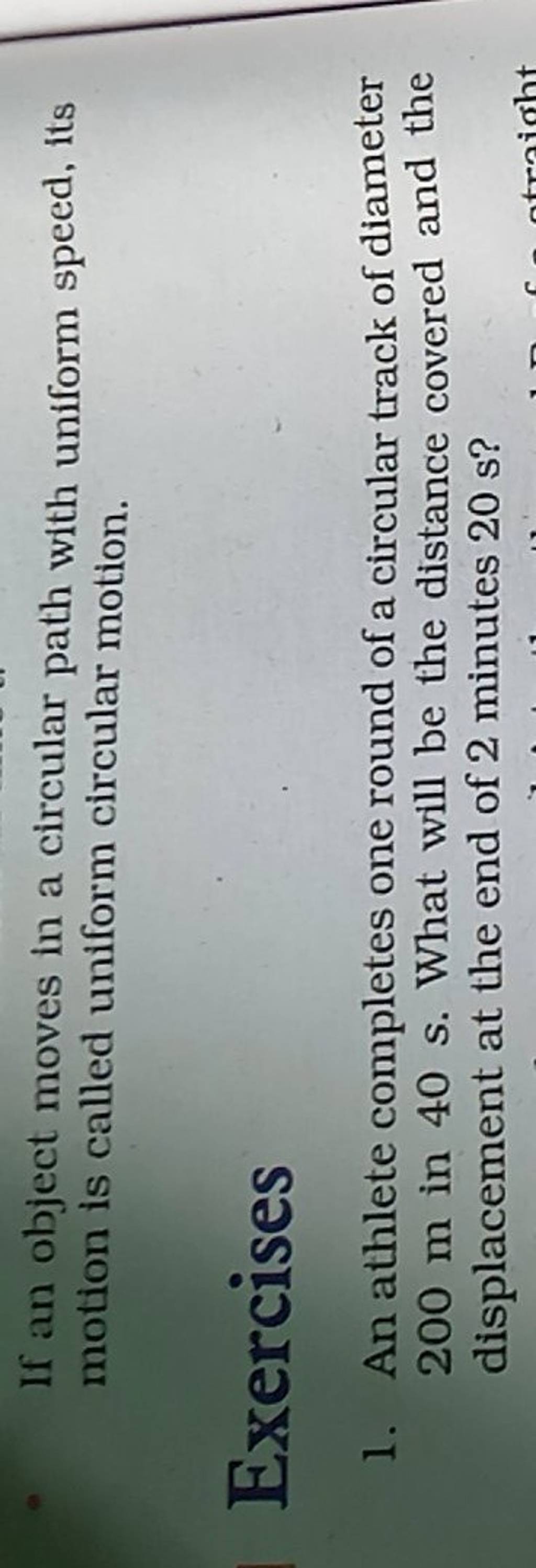 If An Object Moves In A Circular Path With Uniform Speed Its Motion Is C