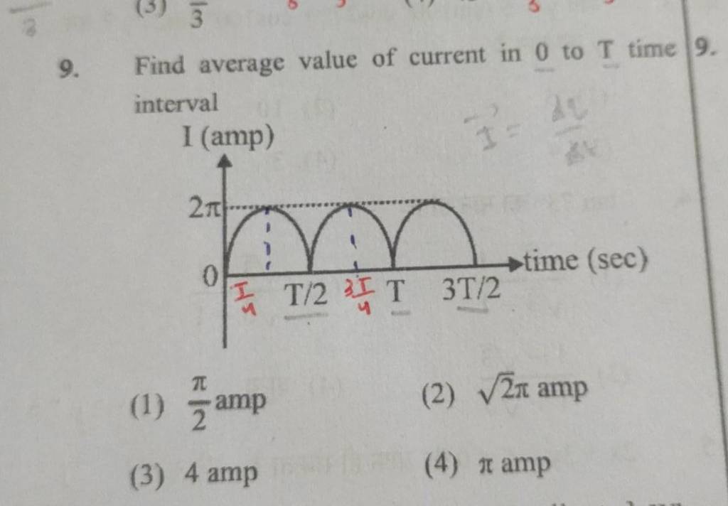 Find Average Value Of Current In 0 To MathrmT Time 9 Interval I amp find-average-value-of-current-in-0-to-mathrmt-time-9-interval-i-amp