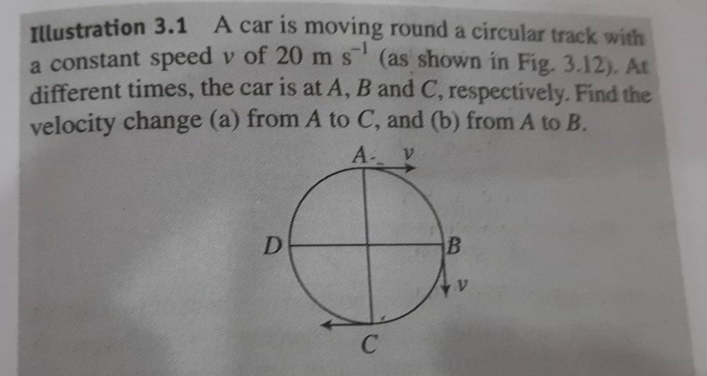 Constant Velocity Illustration