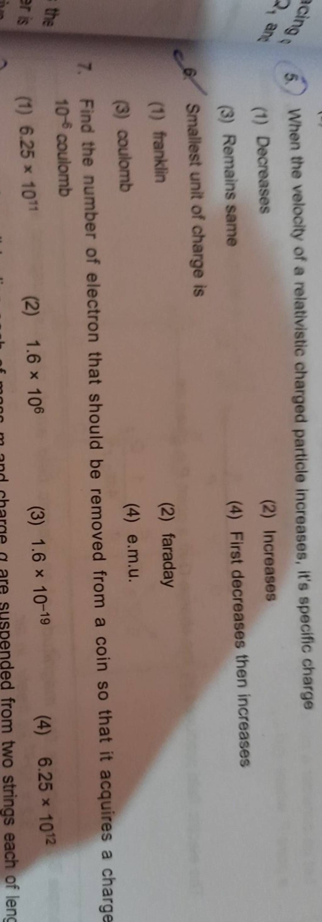 Smallest Unit Of Charge Is Filo