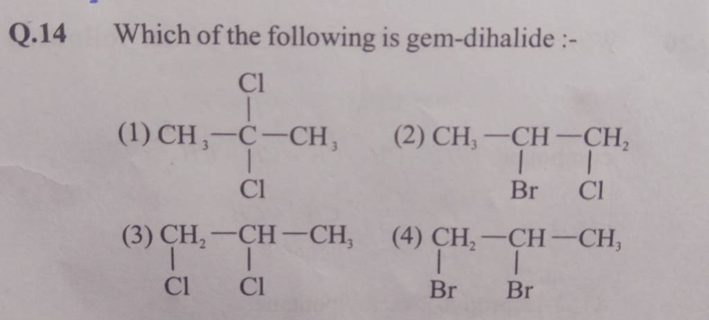 Geminal Dihalide