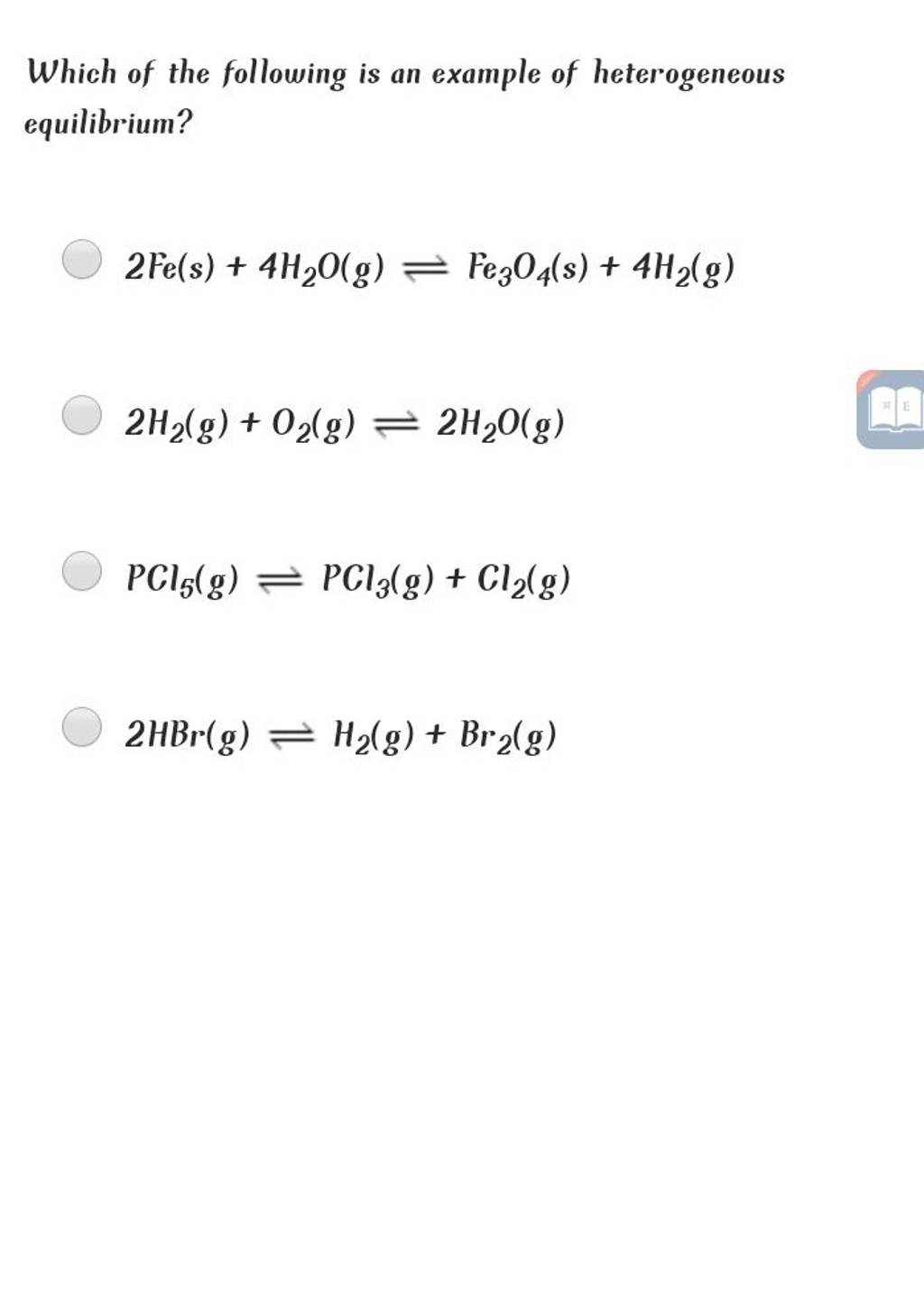 Heterogeneous Equilibrium
