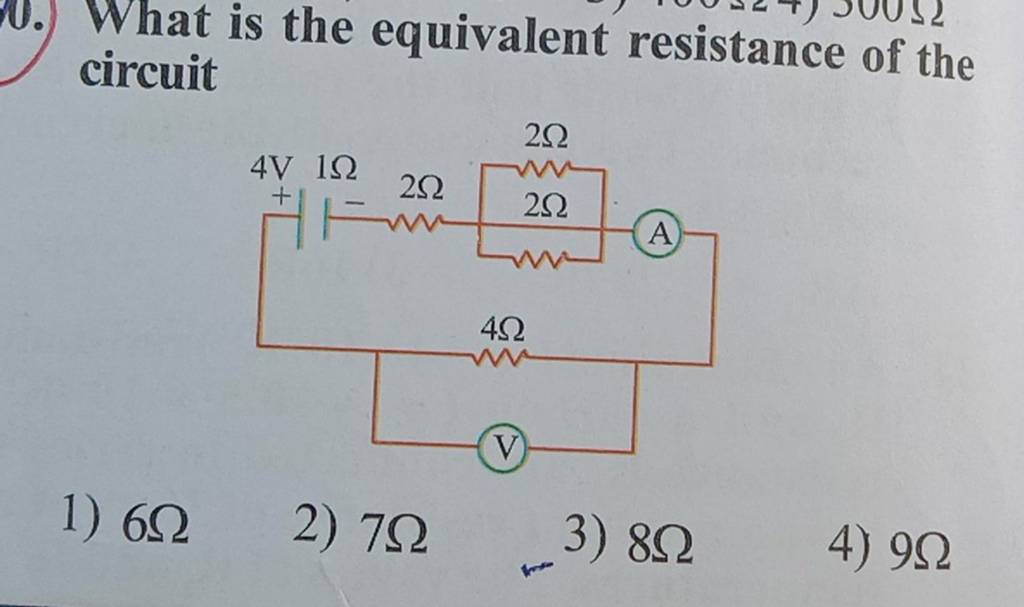 What is the equivalent resistance of the circuit | Filo