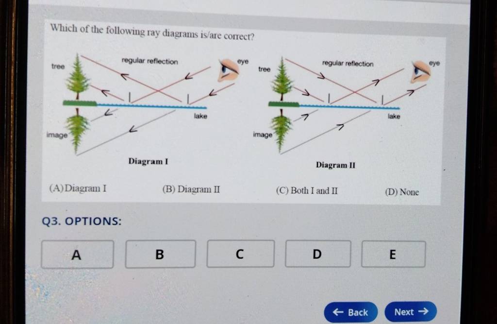 Which of the following ray diagrams is/are correct? | Filo
