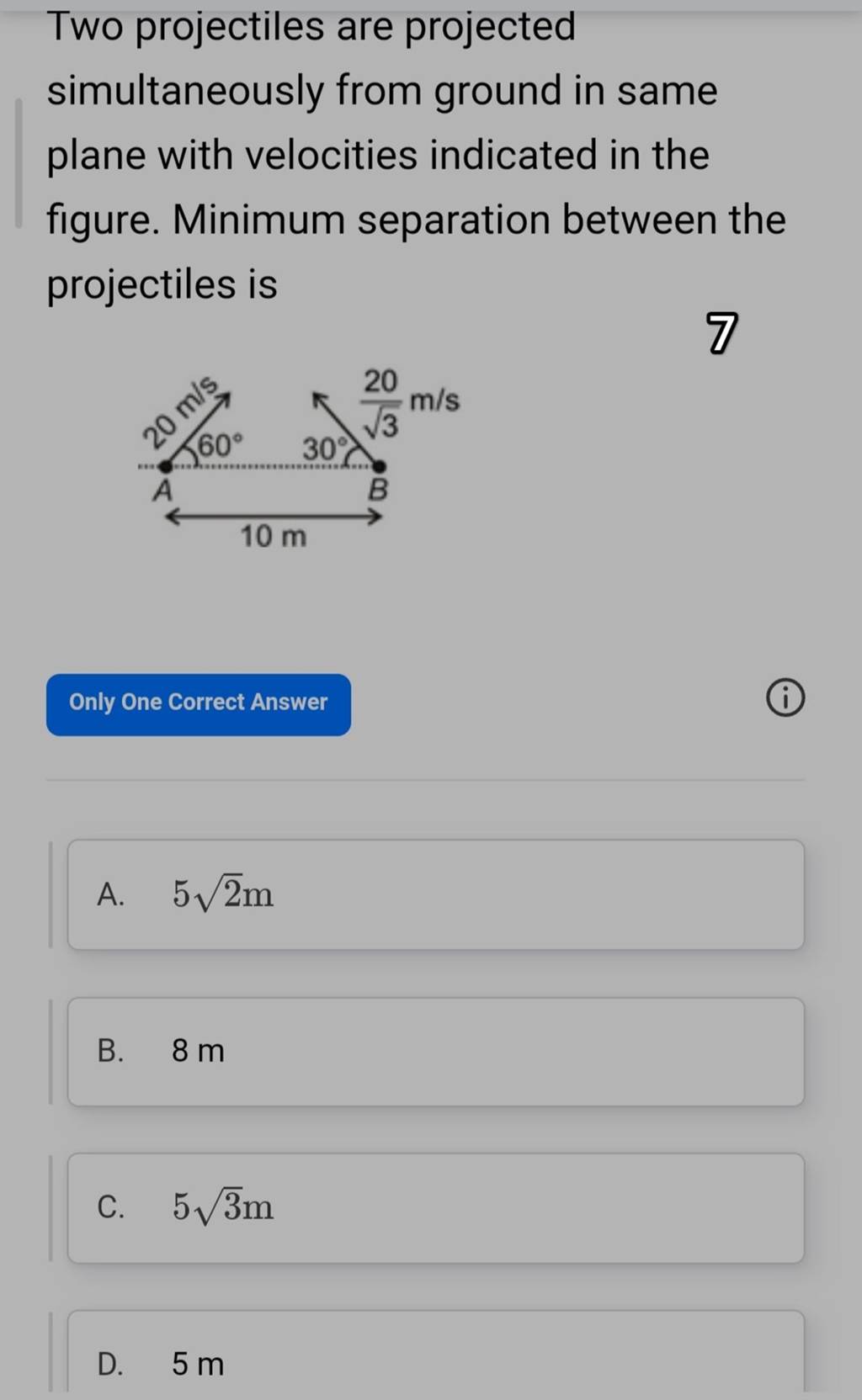 Two Projectiles Are Projected Simultaneously From Ground In Same Plane Wi
