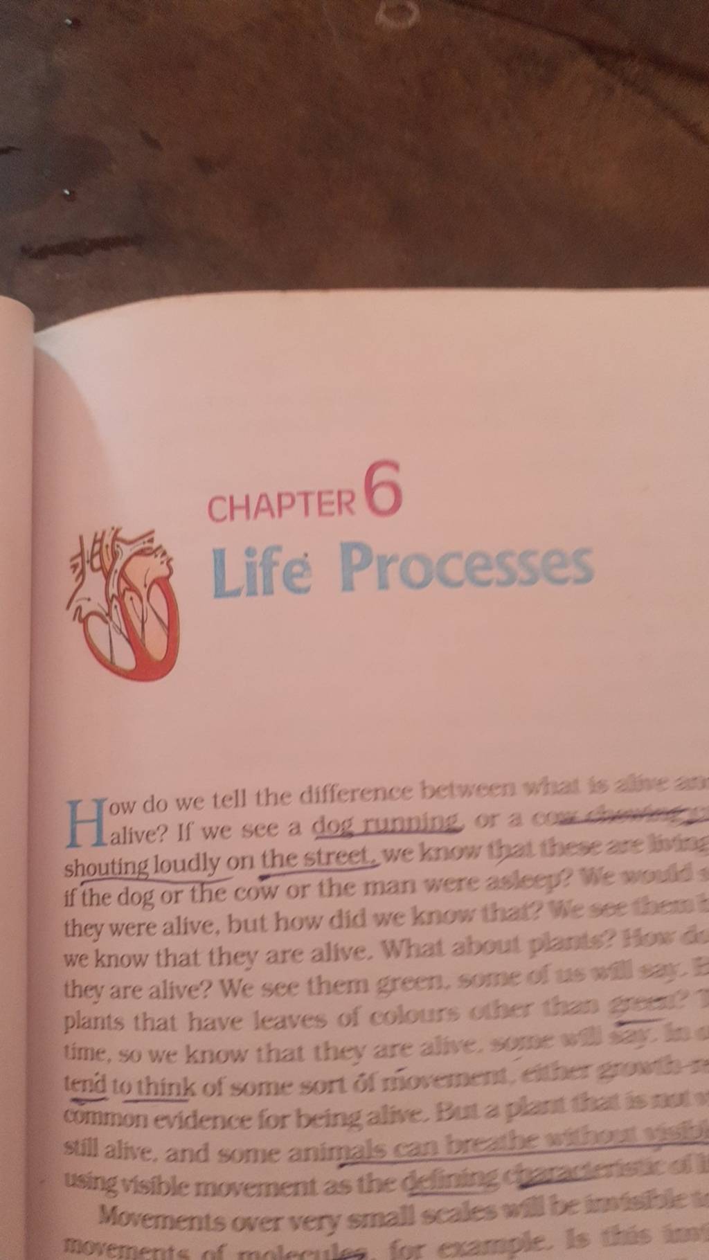CHAPTER LIE PrOCesses ow do we tell the difference between what is aline