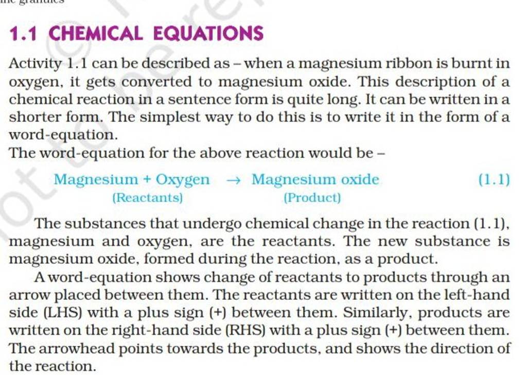 Magnesium Ribbon Reacts With Oxygen
