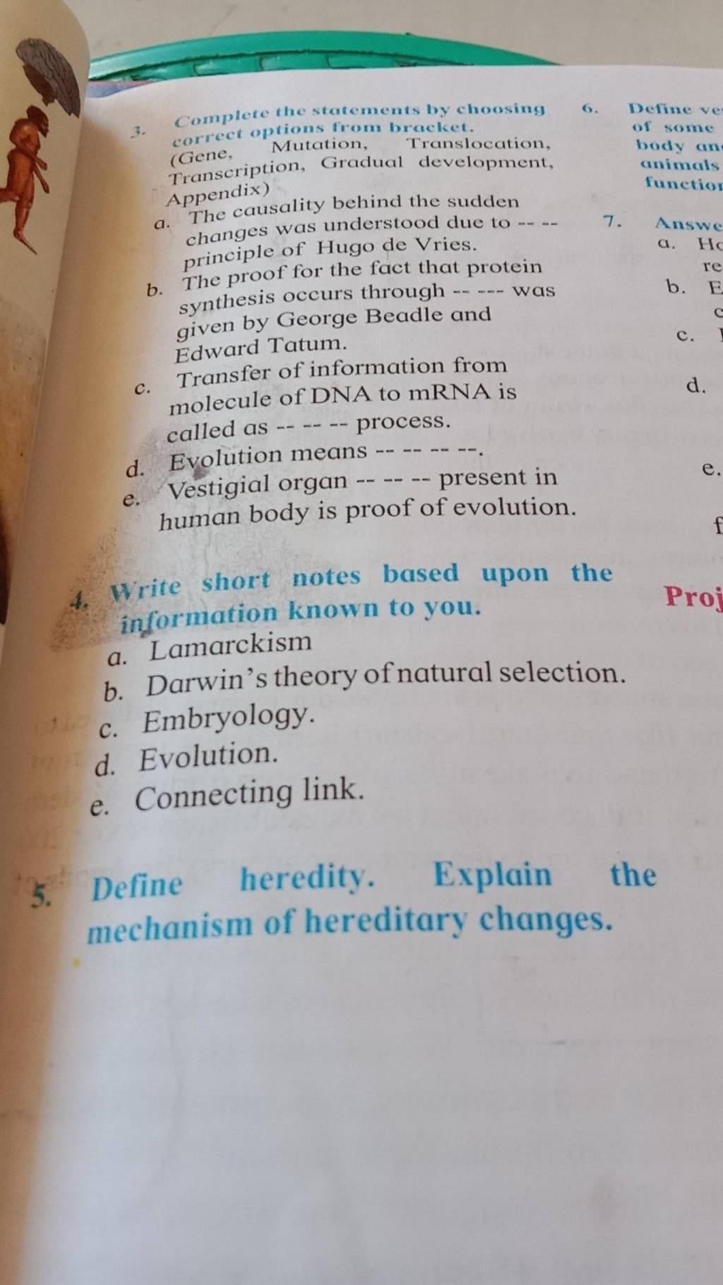 synthesis occurs through ..... was given by George Beadle and Edward Tatu..