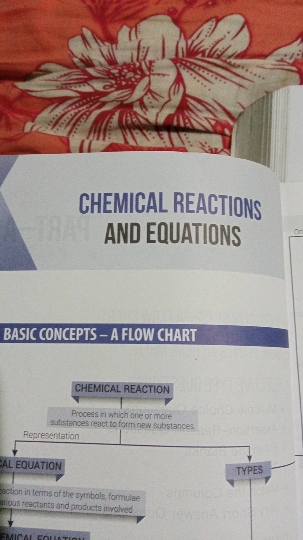 CHA CHEMICAL REACTIONS BASIC CONCEPTS - A FLOW CHART taction in terms of