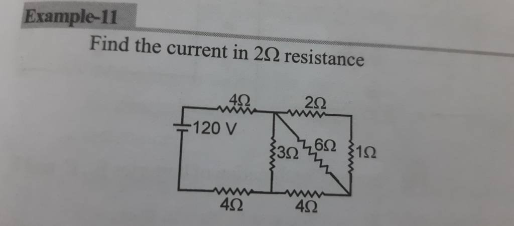 Example-11 Find the current in 2Ω resistance | Filo