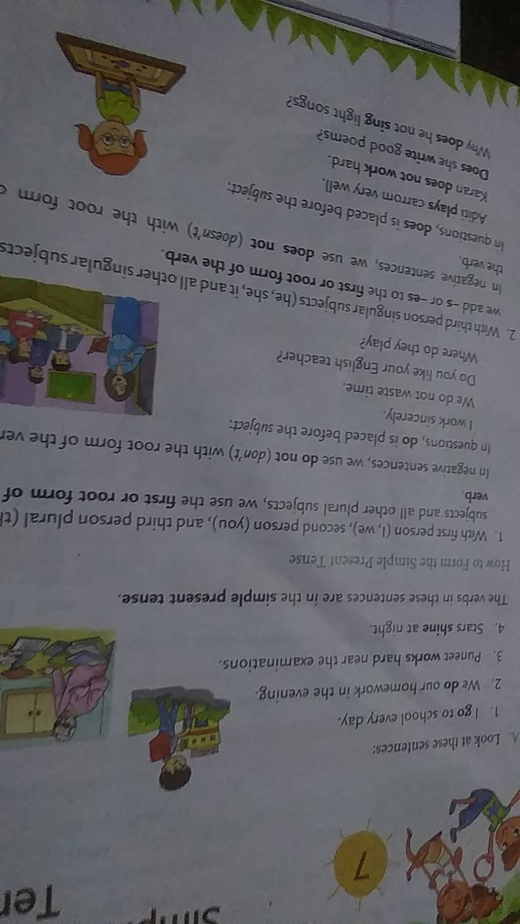 The Verbs In These Sentences Are In The Simple Present Tense How To Form 