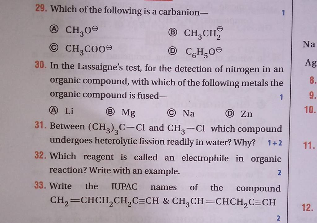 In the Lassaigne's test, for the detection of nitrogen in an organic comp..