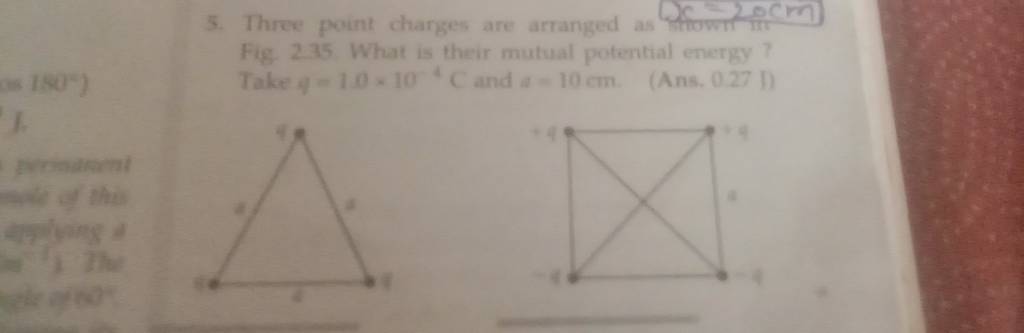 3 Three Point Charges Are Arranged A Fig 235 What Is Their Mutual Pot 3-three-point-charges-are-arranged-a-fig-235-what-is-their-mutual-pot
