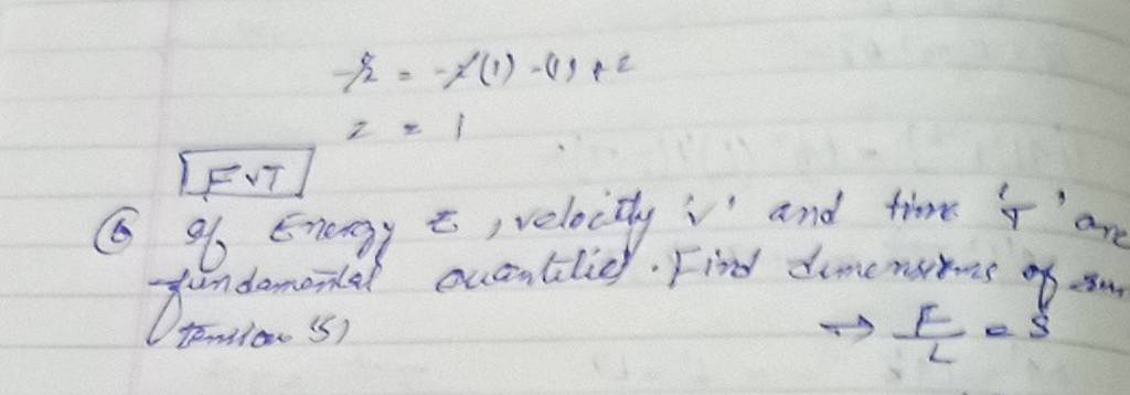 t2=−x′(1)−(1)t2 z=1 FVT (6) of Enengy z, velocity i ' and time ' ′ ' ane