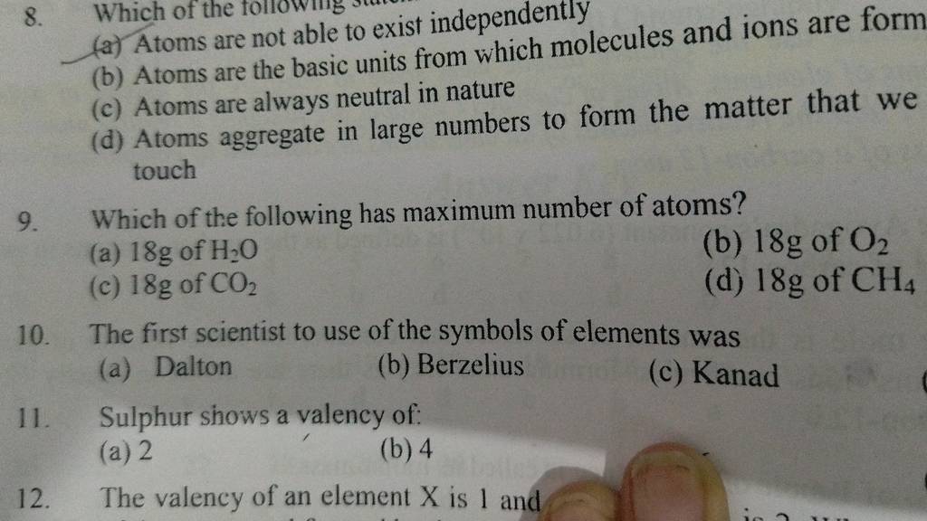 The first scientist to use of the symbols of elements was | Filo