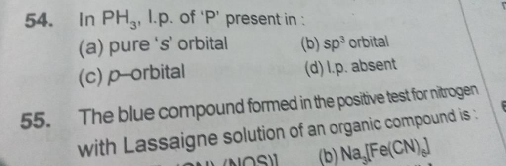 The blue compound formed in the positive test for nitrogen with Lassaigne..