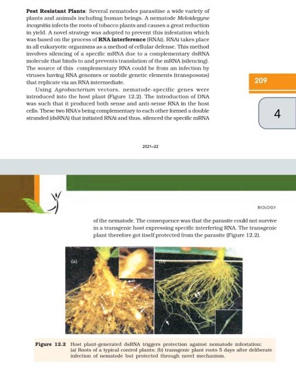 Pest Resistant Plants: Several nematodes parasitise a wide variety of pla..