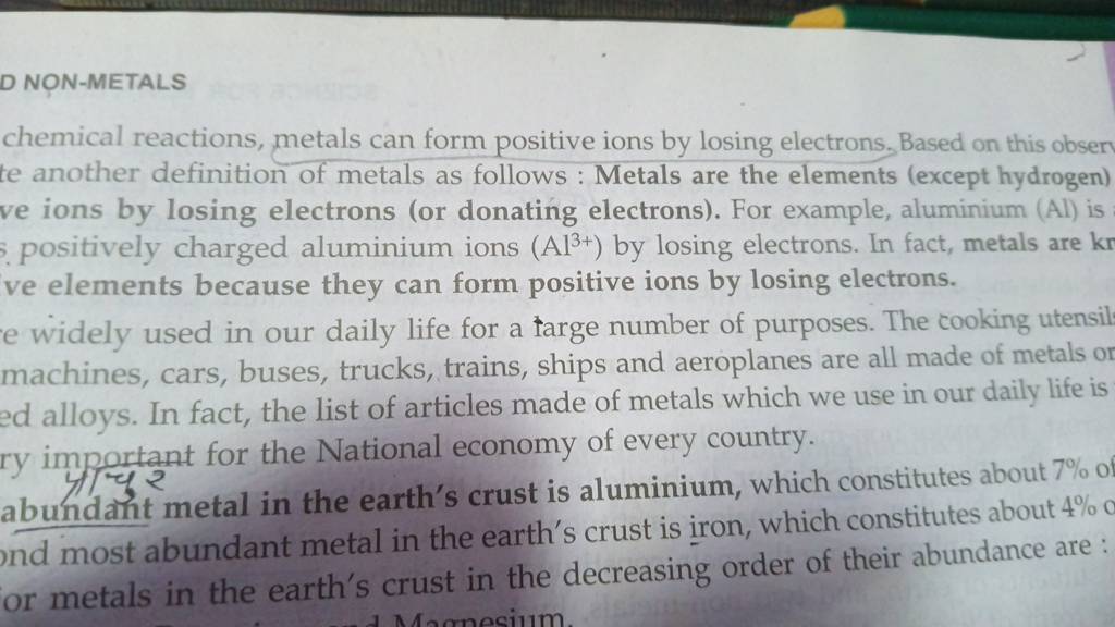 chemical reactions, metals can form positive ions by losing electrons, Ba..
