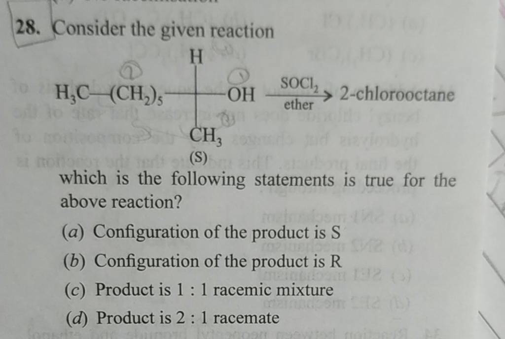 Consider The Given Reaction Which Is The Following Statements Is True For