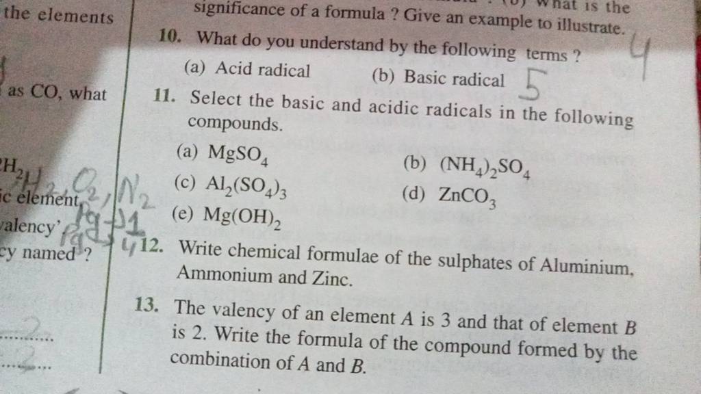 The Elements Significance Of A Formula Give An Example To Illustrate 10 