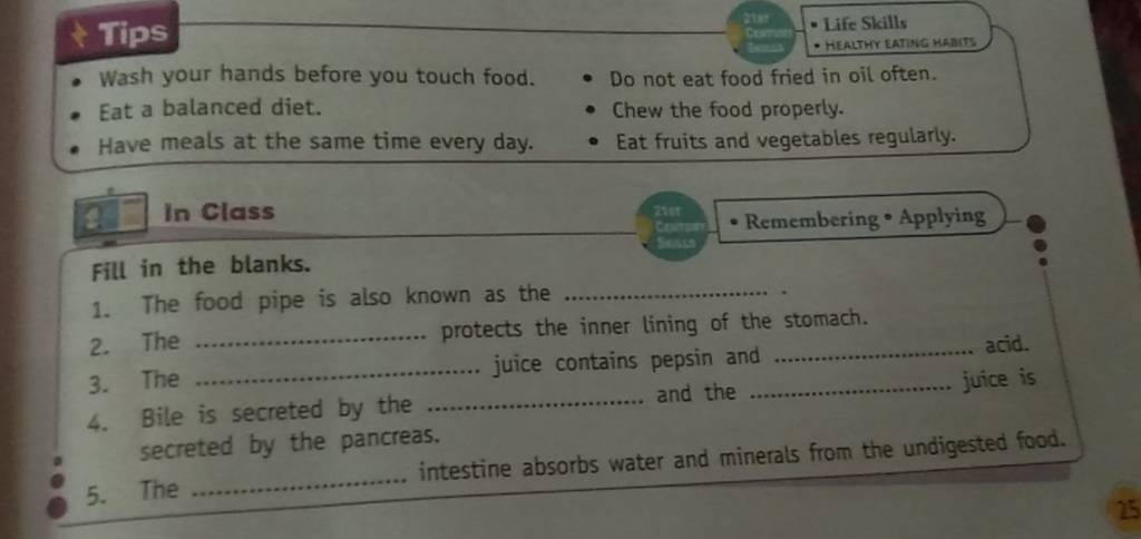 - Wash your hands before you touch food. - Do not eat food fried in oil o..