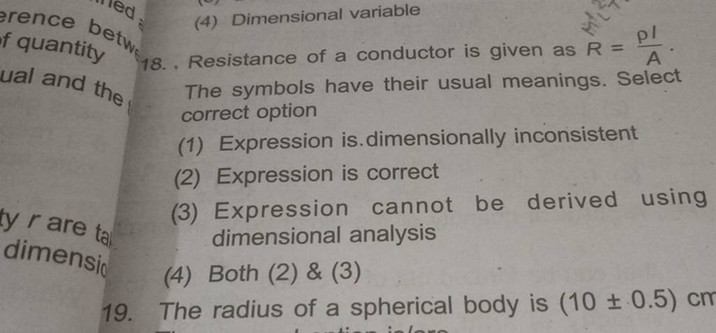 The symbols have their usual meanings. Select correct option | Filo The symbols have their usual meanings. Select correct option | Filo