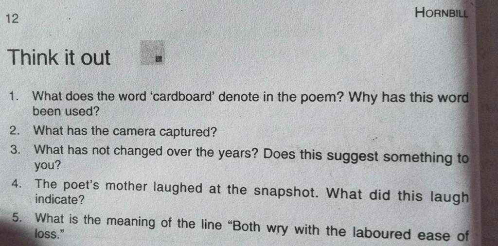 12 HORNBILL Think it out | Filo