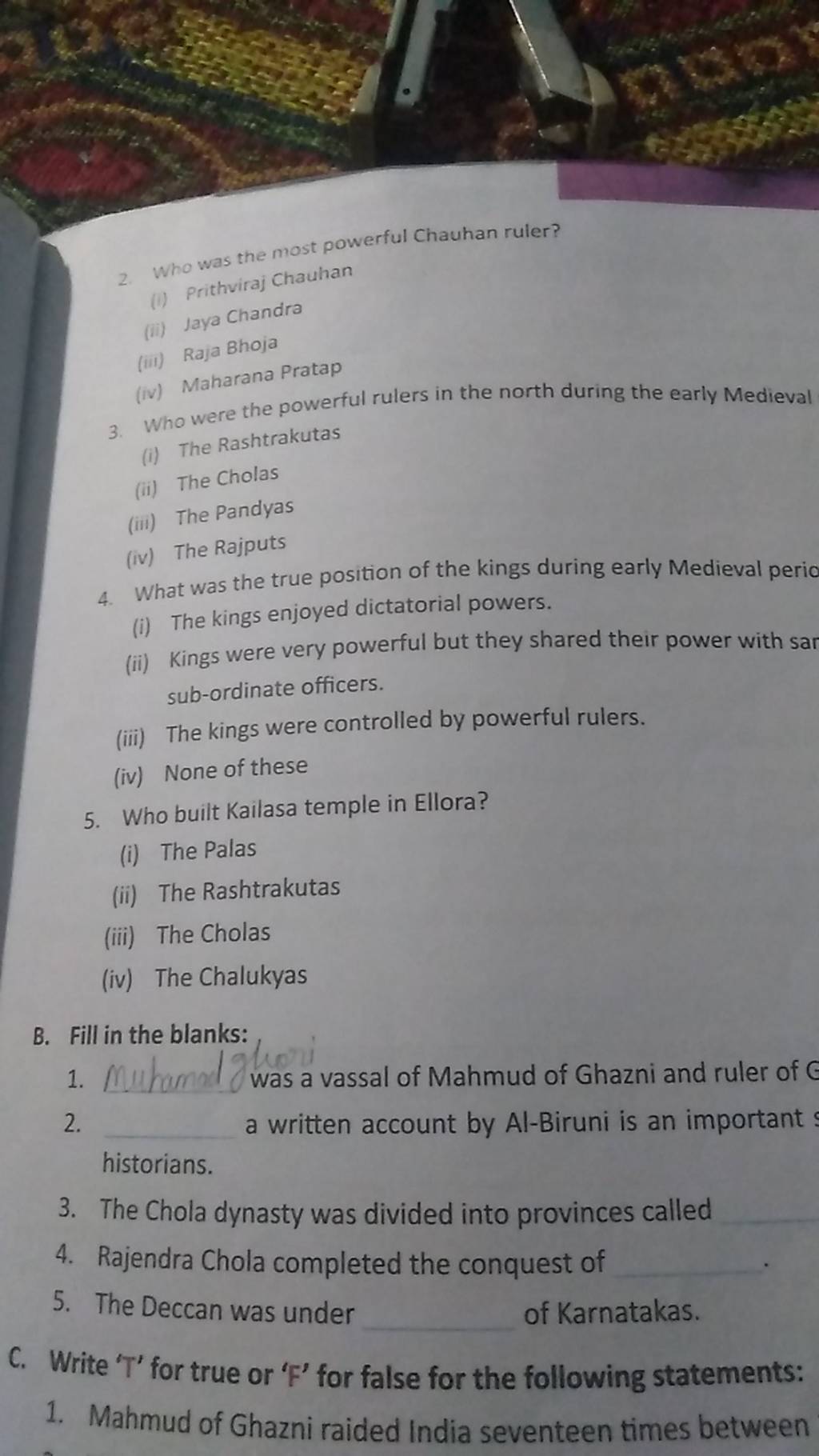 Who were the powerful rulers in the north during the early Medieval | Filo