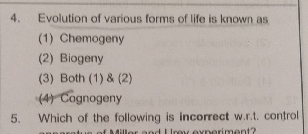 Evolution of various forms of life is known as | Filo