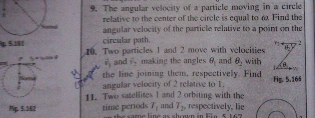 9 The Angular Velocity Of A Particle Moving In A Circle Relative To The
