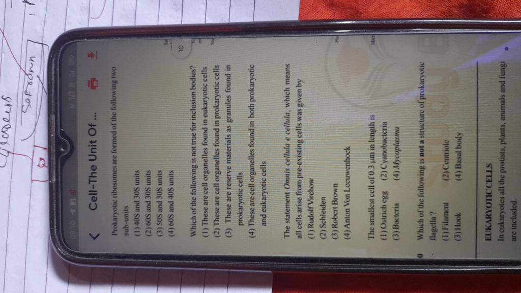 The statement Omnis cellula e cellula, which means all cells arise from p..