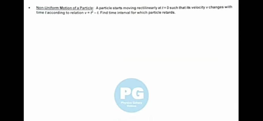 - Non-Uniform Motion of a Particle: A particle starts moving rectilinearl.. - Non-Uniform Motion of a Particle: A particle starts moving rectilinearl..