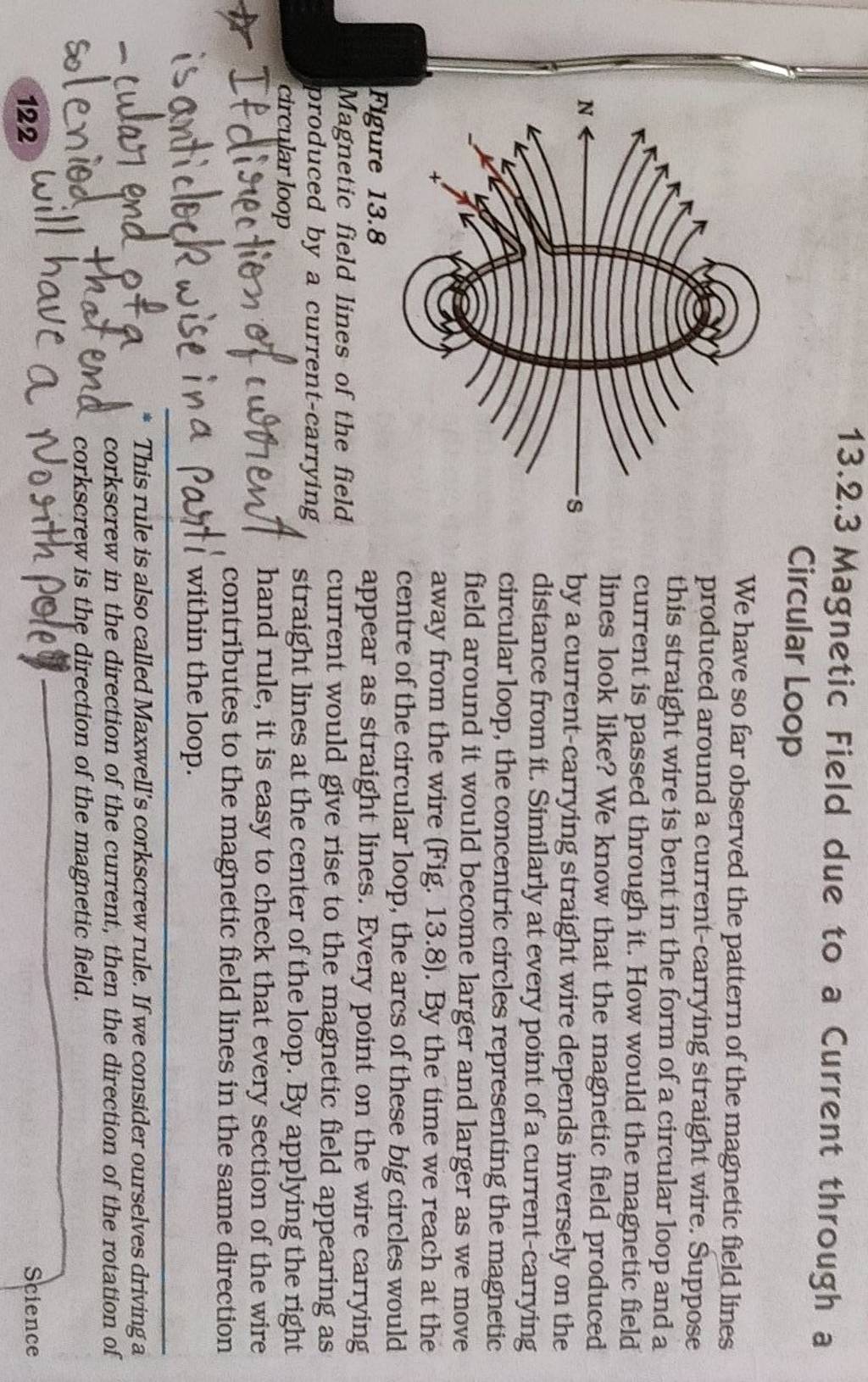 13 2 3 Magnetic Field Due To A Current Through A Circular Loop We Have So
