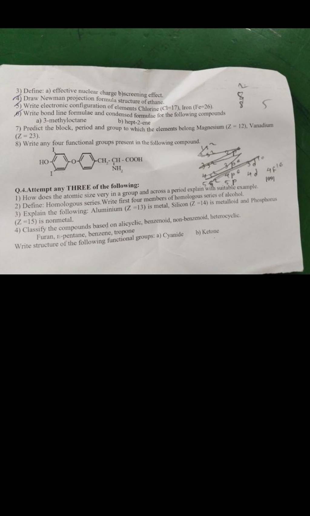 Write bond line formulae and condensed formulae for the following compou.. Write bond line formulae and condensed formulae for the following compou..
