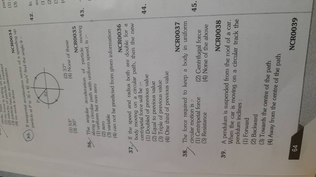The Angular Acceleration Of Particle Moving Along A Circular Path With Un