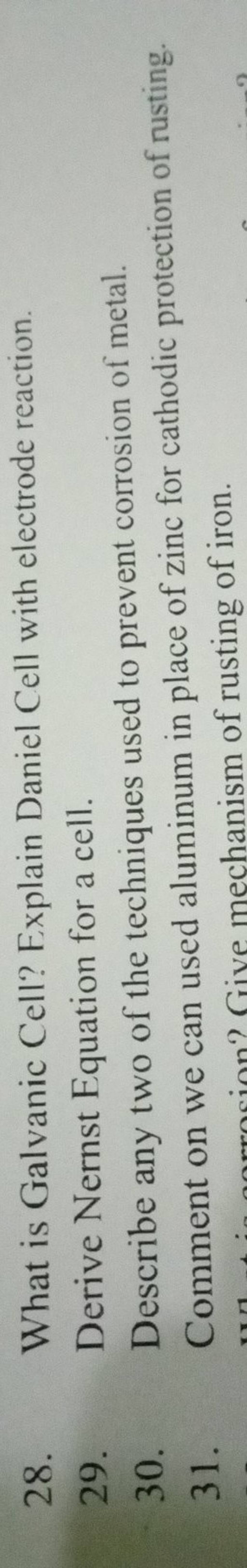 28 What Is Galvanic Cell Explain Daniel Cell With Electrode Reaction 2 2243
