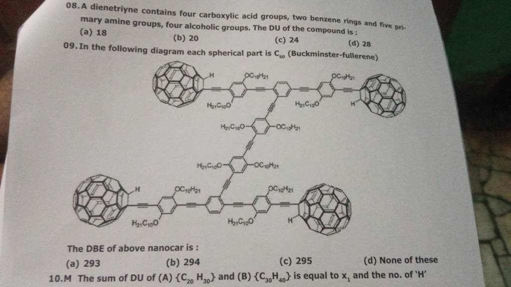 In the following diagram each spherical part is C60 (Buckminster-fullere..