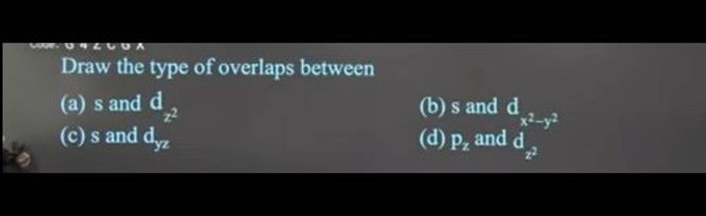Draw the type of overlaps between | Filo