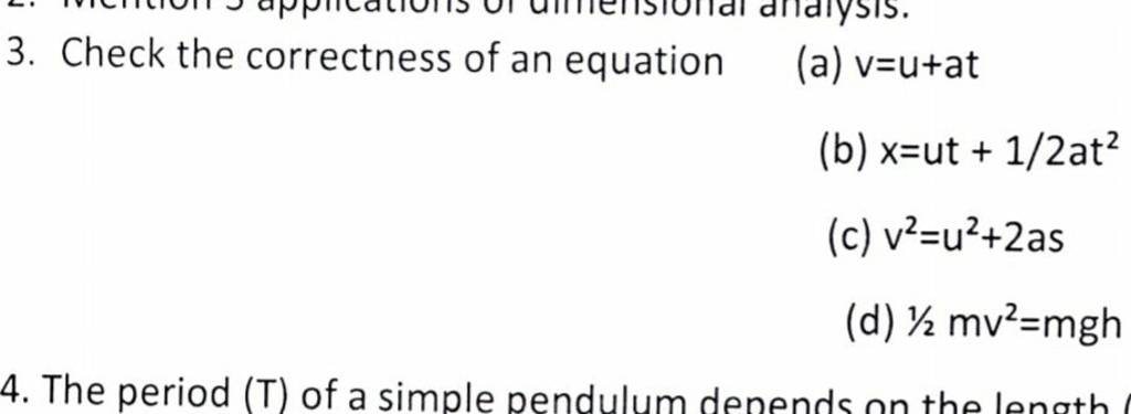 Check the correctness of an equation | Filo