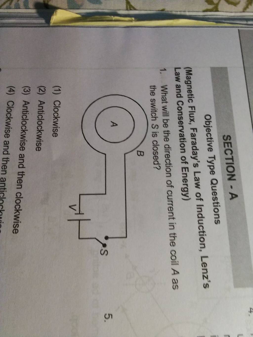 (Magnetic Flux, Faraday's Law of Induction, Lenz's Law and Conservation o..