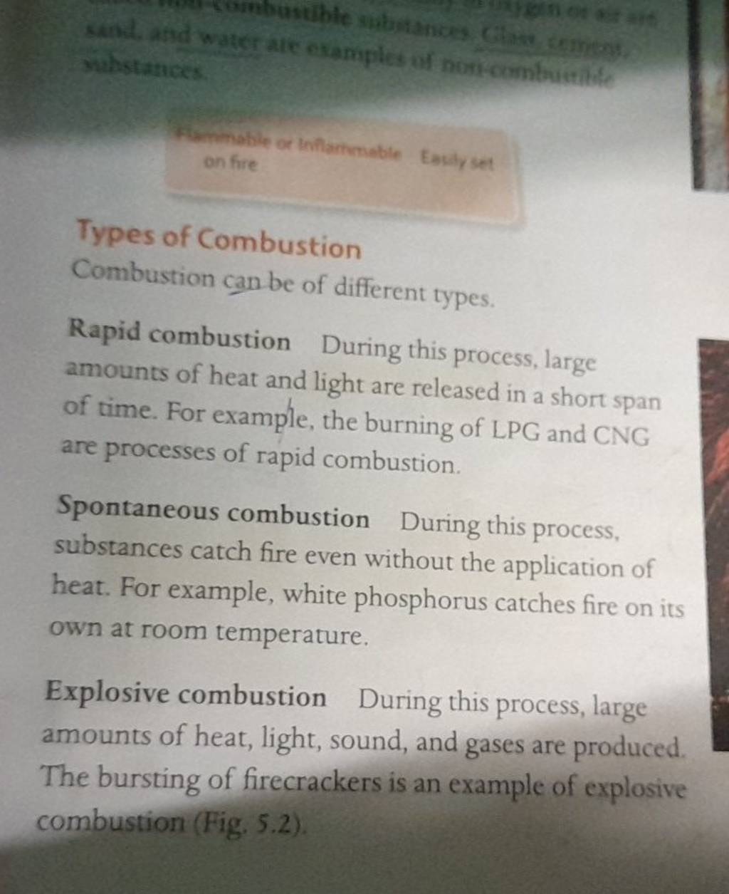 Muhstances. Types of Combustion Combustion can be of different types. Rap..