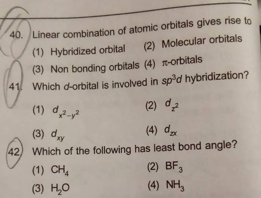 Linear Combination Of Atomic Orbitals Gives Rise To Filo