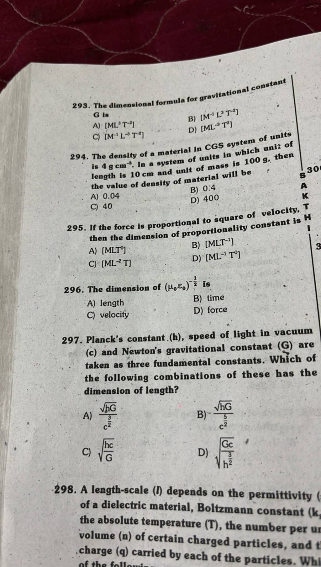 The Dimensional Formula For Gravitational Constant G Is Filo The Dimensional Formula For Gravitational Constant G Is Filo