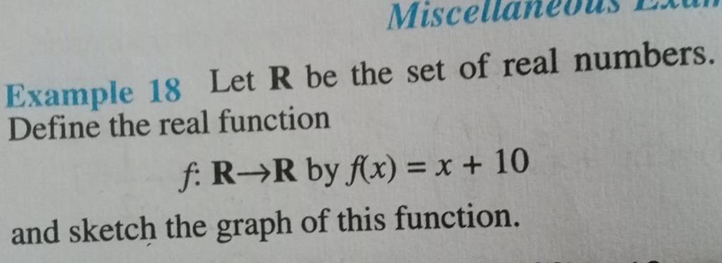 Example 18 Let R Be The Set Of Real Numbers. Define The Real Function F:r..