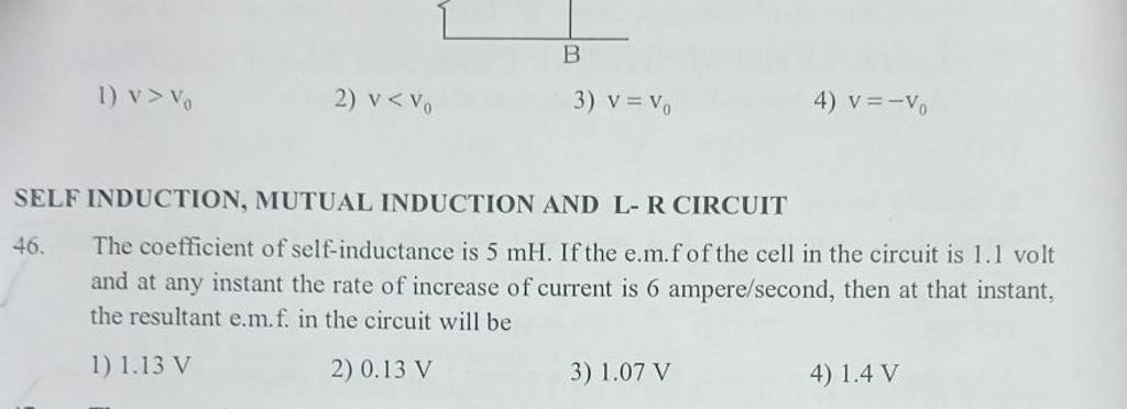 Self Induction Mutual Induction And L R Circuit 46 The Coefficient Of