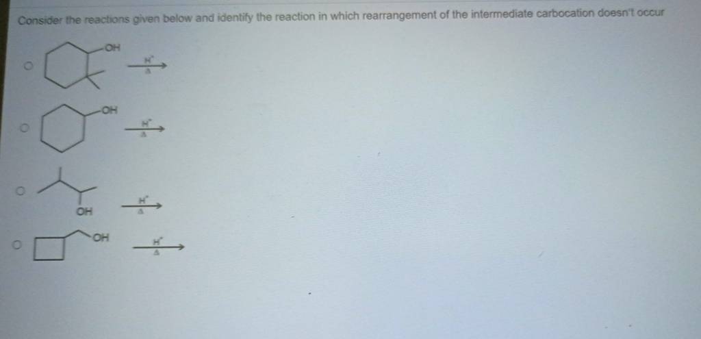 Consider the reactions given below and identify the reaction in which rea..