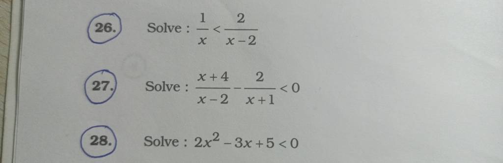 26. Solve : x1