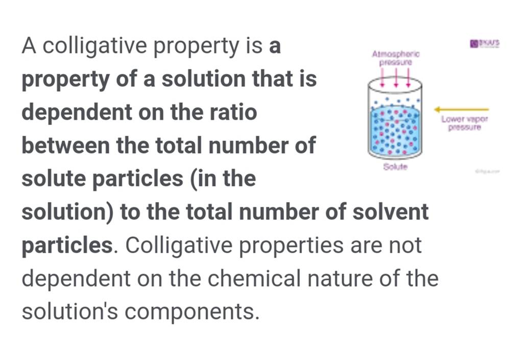 Colligative Properties